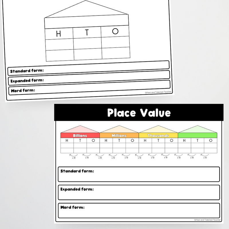 Place Value Houses | Activity - Printable Teacher Resources