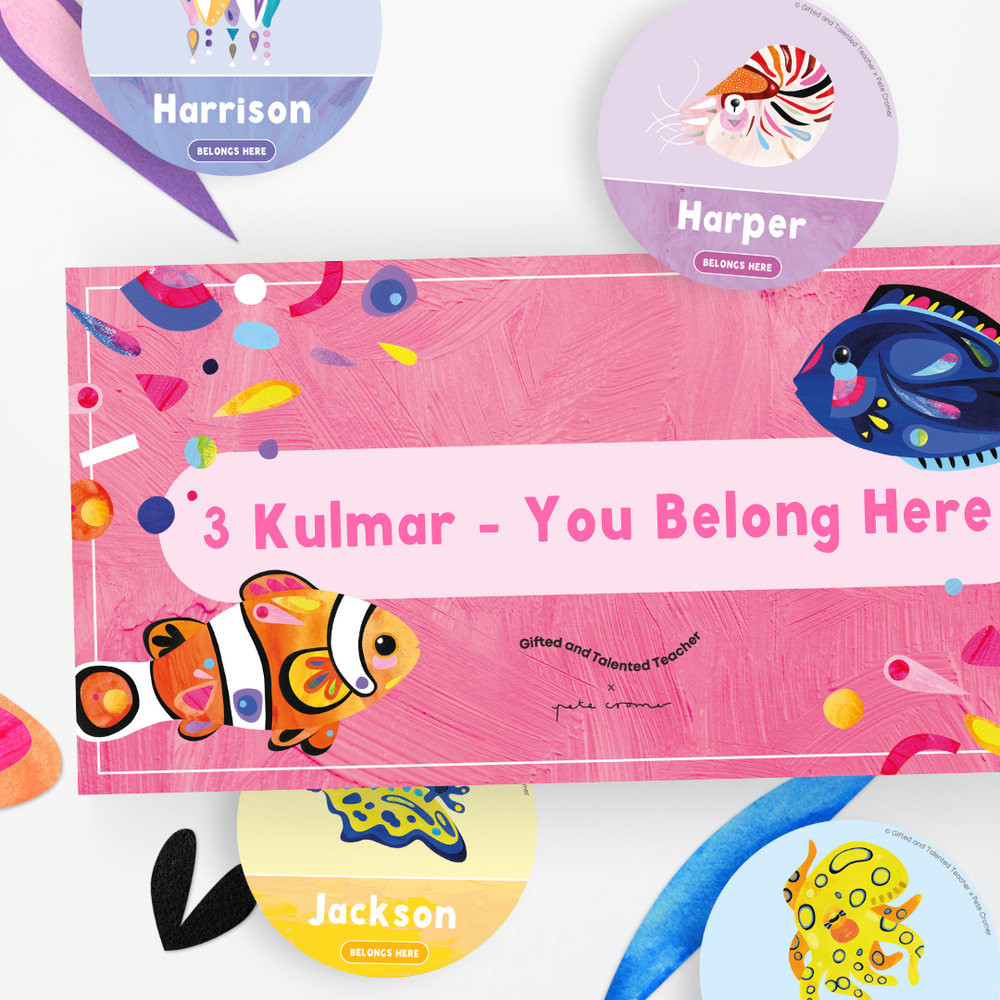 x Pete Cromer - Sea Life Classroom Decor Bundle