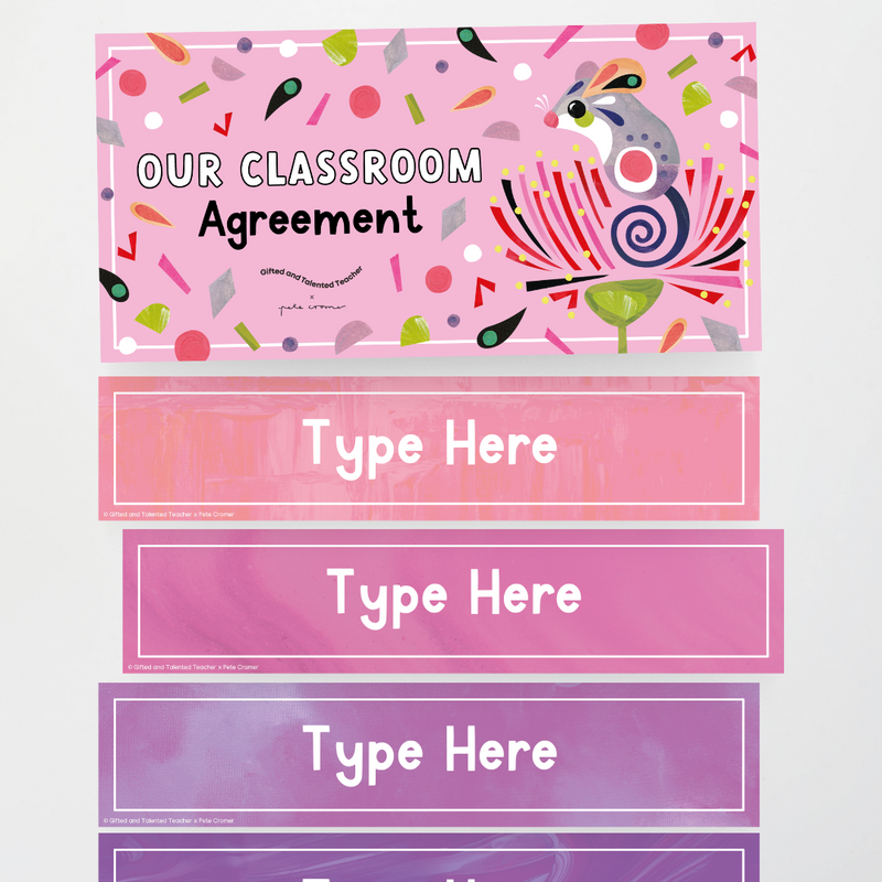 Australian Fauna and Flora Classroom Decor (Upper Grades) Bundle