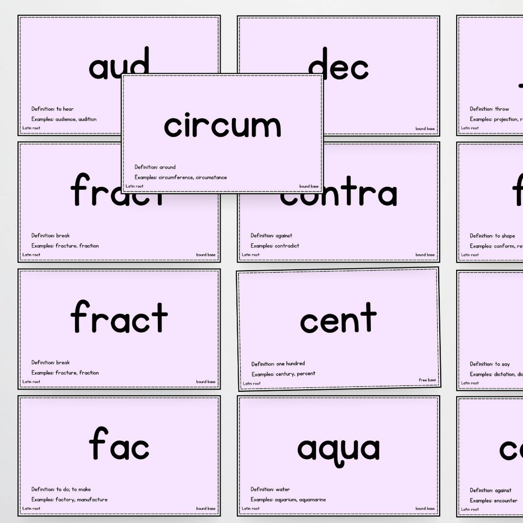 Latin Base Words And Meanings Decoding Vocabulary Words: Teaching Root