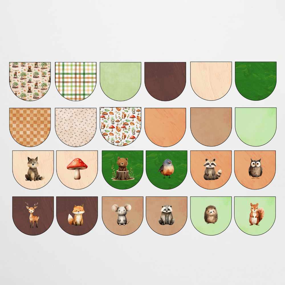 Alphabet Flags - Woodland Classroom Decor | Gifted and Talented Teacher ...