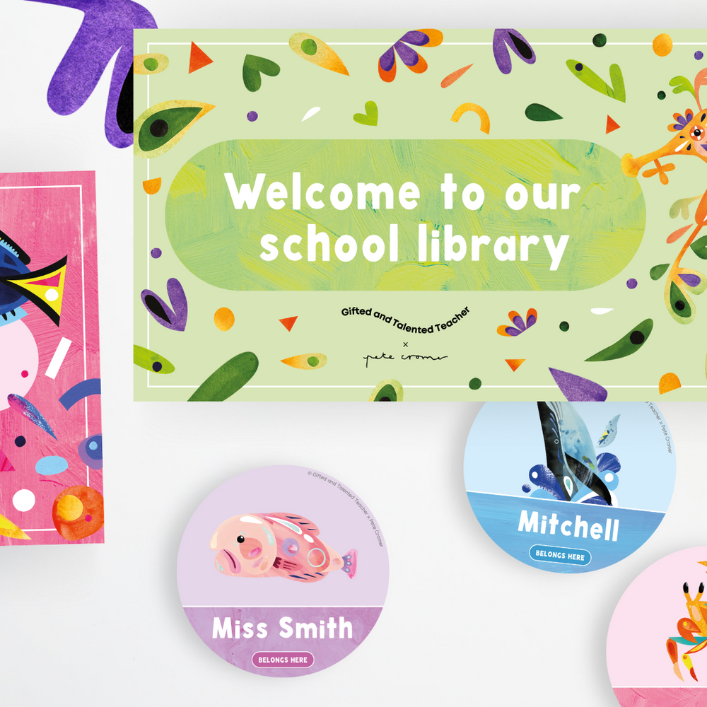 x Pete Cromer - Sea Life Classroom Decor Bundle