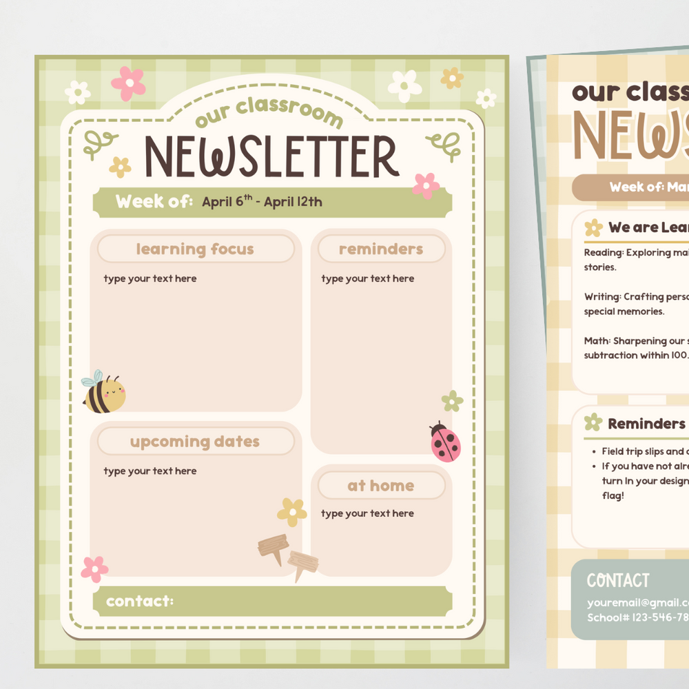 Newsletter - Farmers Market Classroom Decor | Teaching Resources