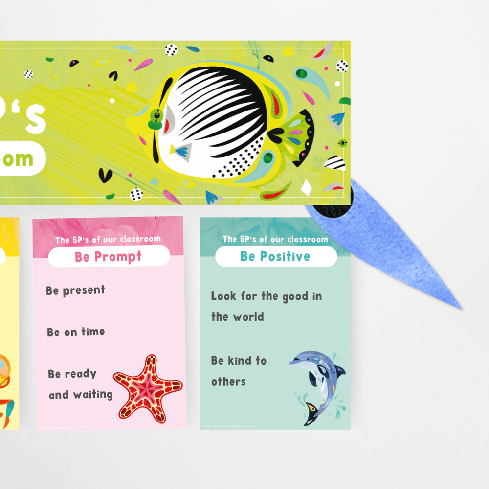 Pete Cromer: 5P's of Our Classroom - Sea Life Classroom Decor | Gifted ...
