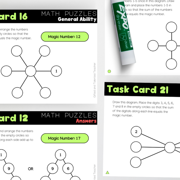 Mathematics Puzzles: General Ability | Gifted and Talented Teacher ...
