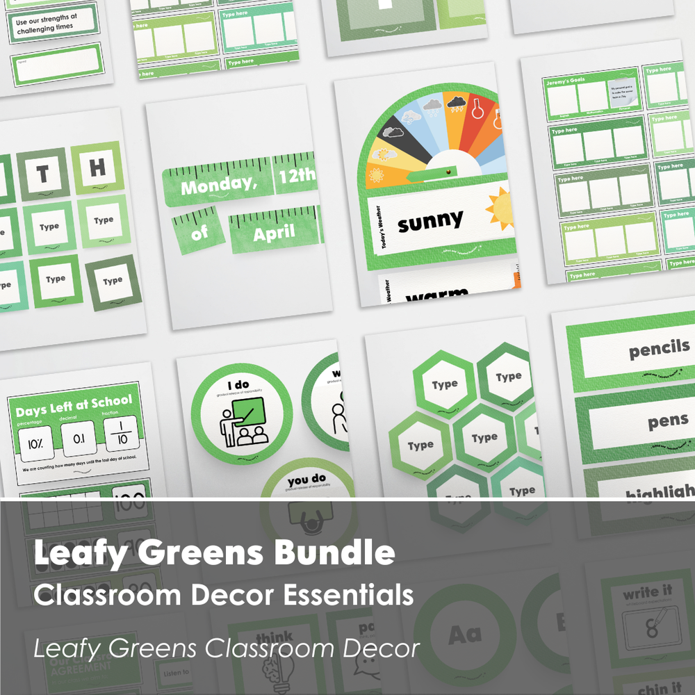 Leafy Greens Classroom Decor | Gifted and Talented Teacher - Teacher ...