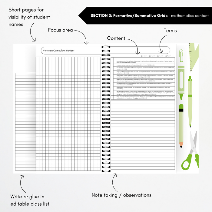 Assessment Book - Victorian Curriculum 2.0 | Teaching Resources