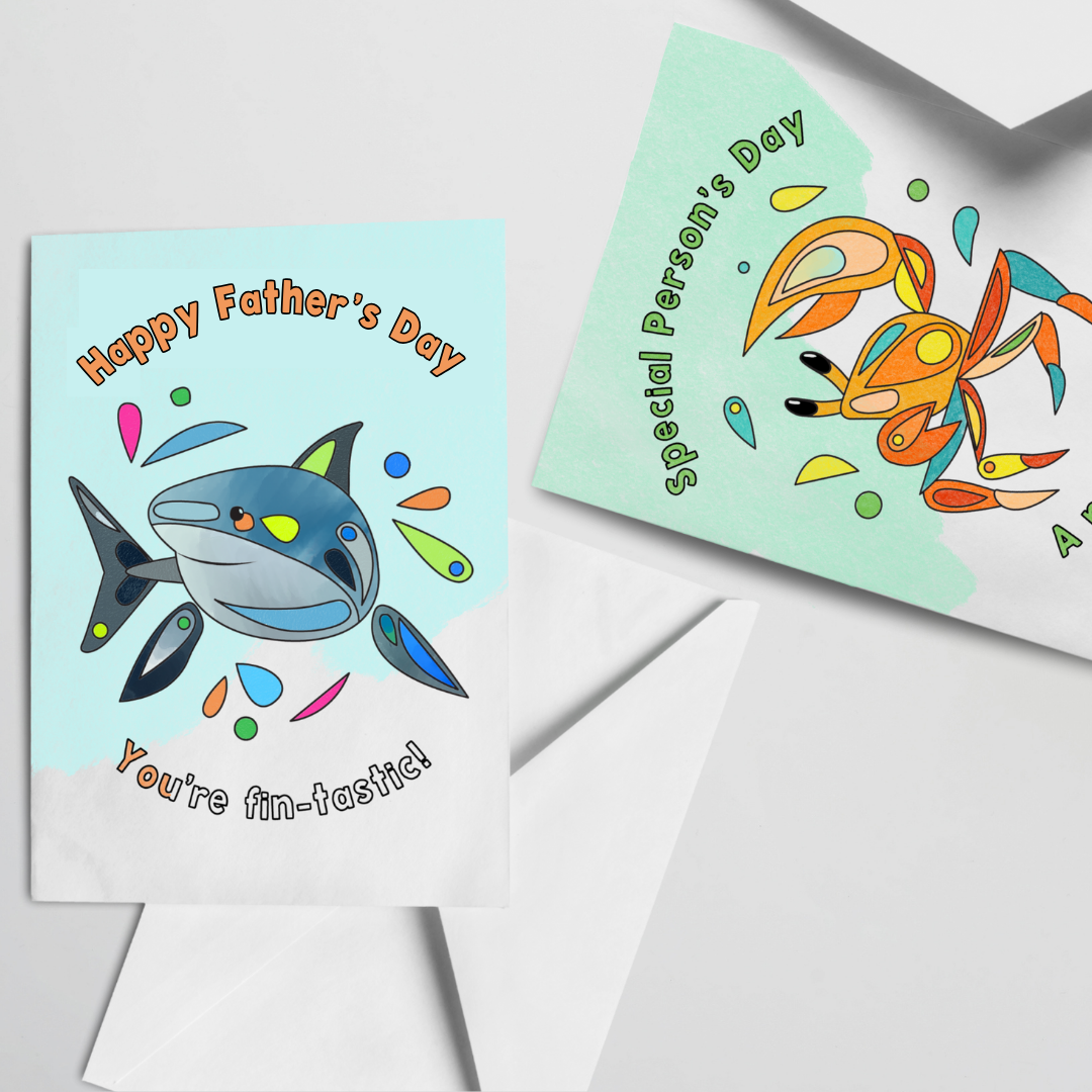 Pete Cromer: Father's Day (Pun) Cards - Sea Life Classroom Decor ...
