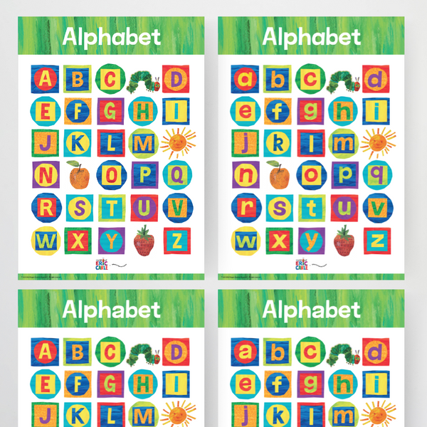 Alphabet Poster One Page - The Very Hungry Caterpillar™ | Gifted and ...