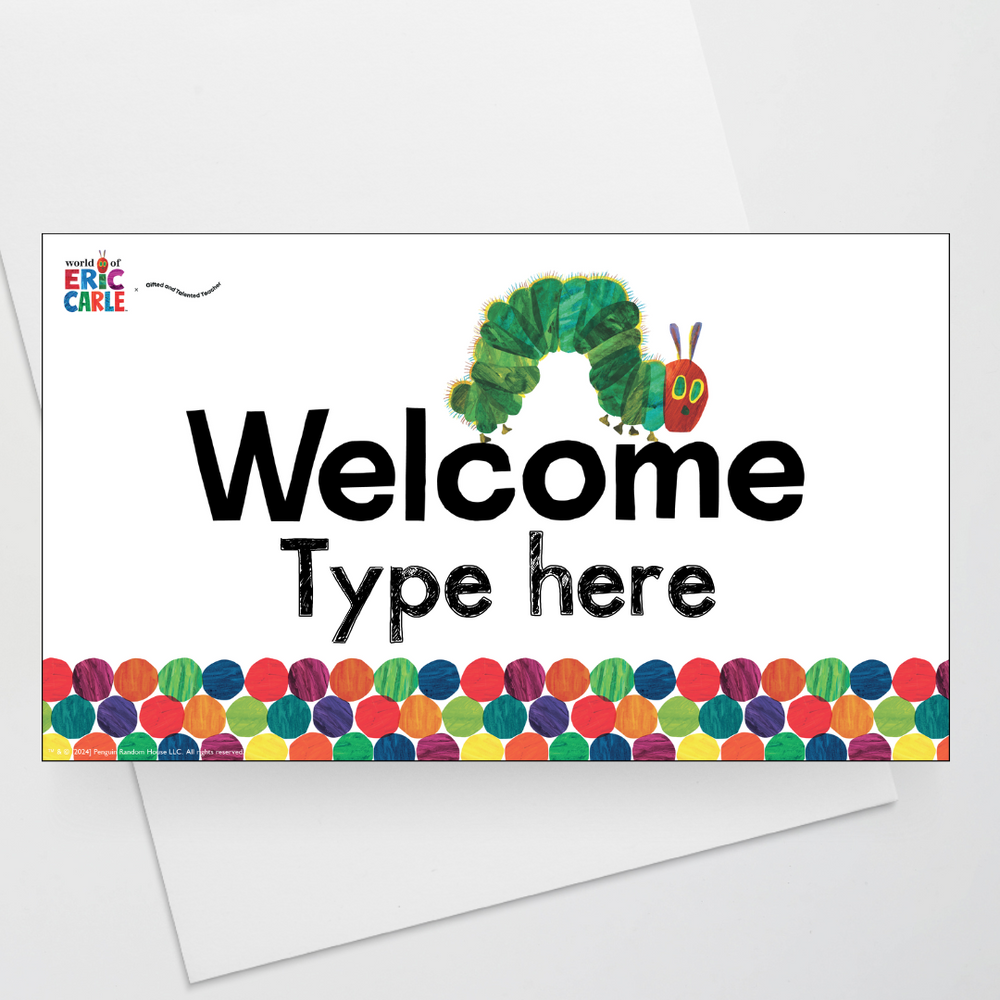 Welcome Door Display - The Very Hungry Caterpillar™ | Gifted and ...