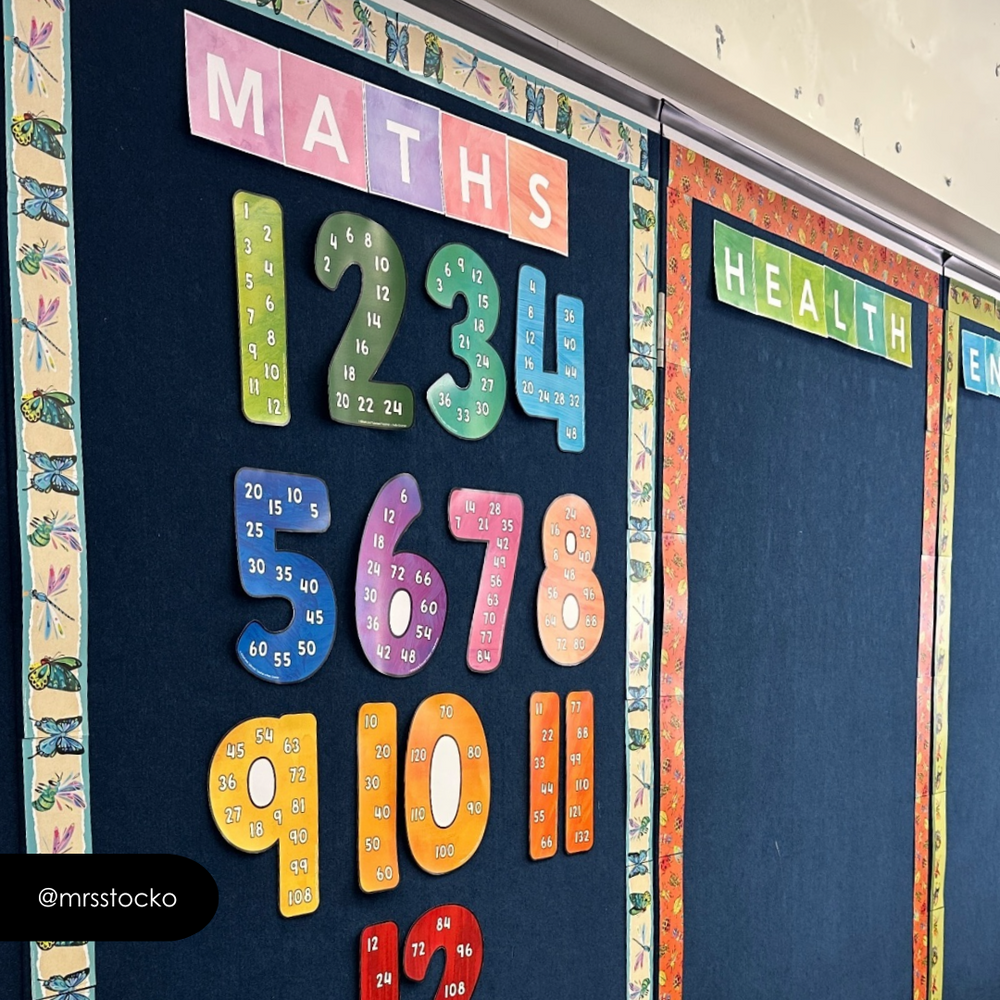 Pete Cromer: Skip Counting Numbers - Insect Life Classroom Decor