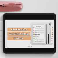 Harmony Day and Harmony Week: Acrostic Poem (Templates and Slides)