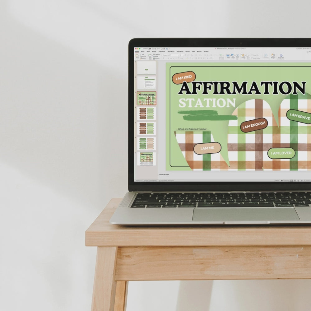Affirmation Station - Woodland Classroom Decor | Gifted and Talented ...