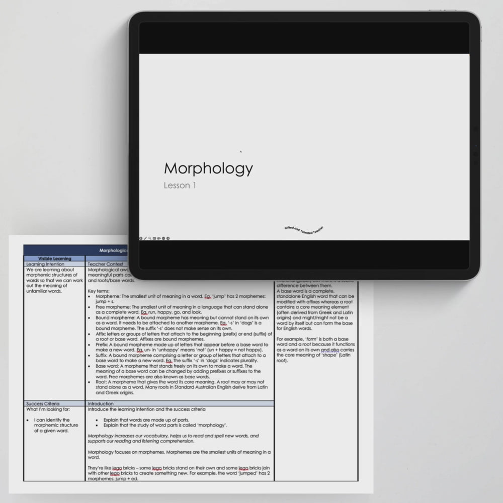 Morphemic Awareness Bundle | Morphology Teaching Resources