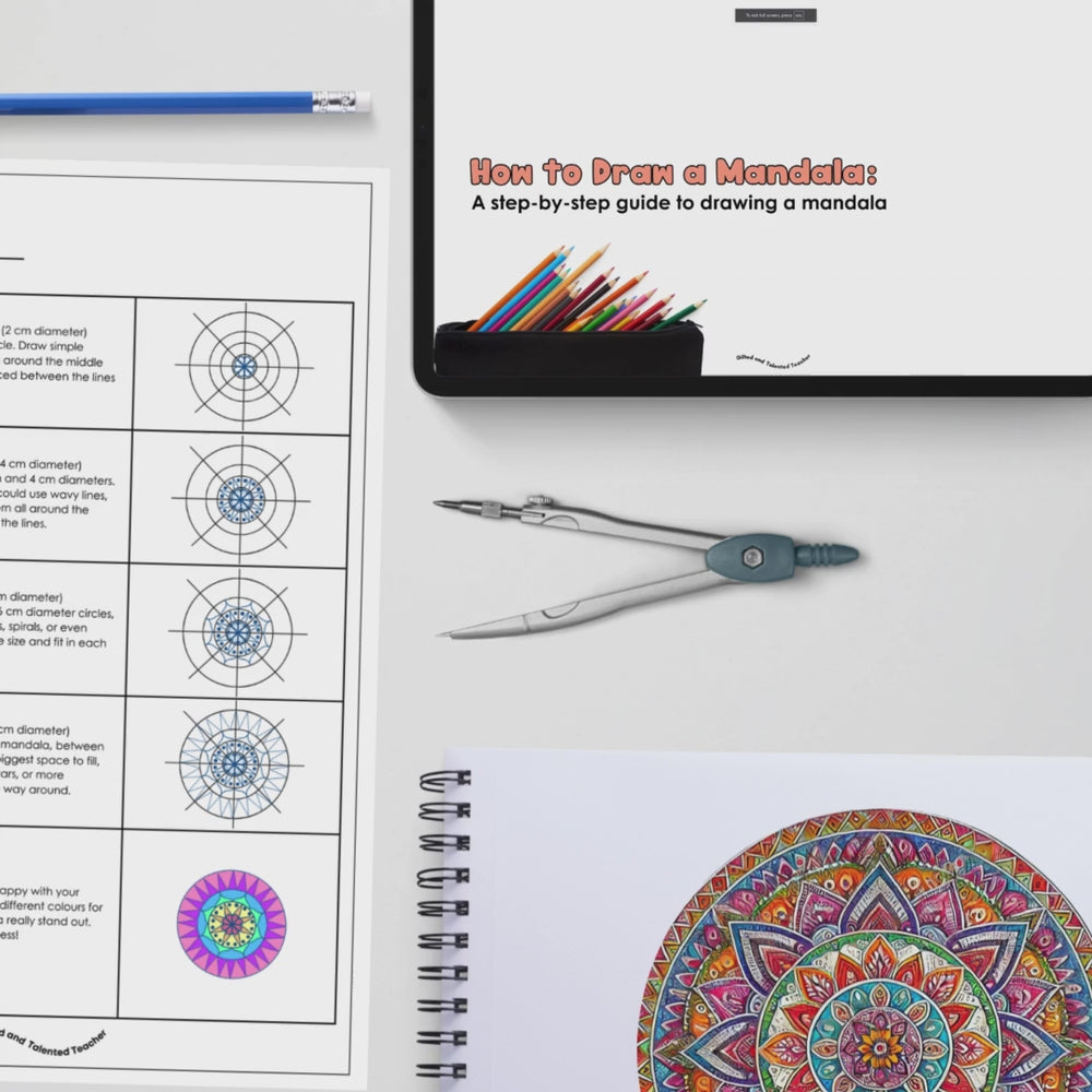 Mandala Rotational Symmetry Activity | Teaching Resources