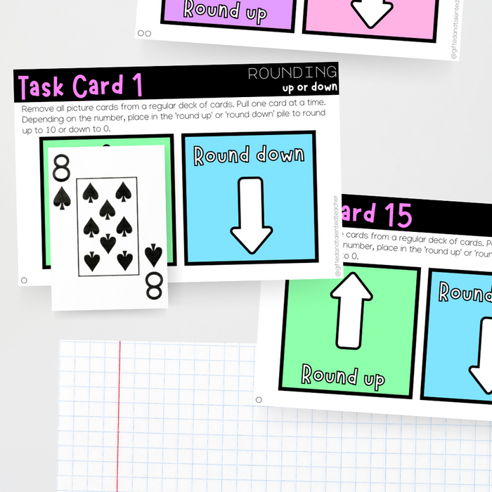 Rounding Up and Down: Whole Numbers | Gifted and Talented Teacher ...