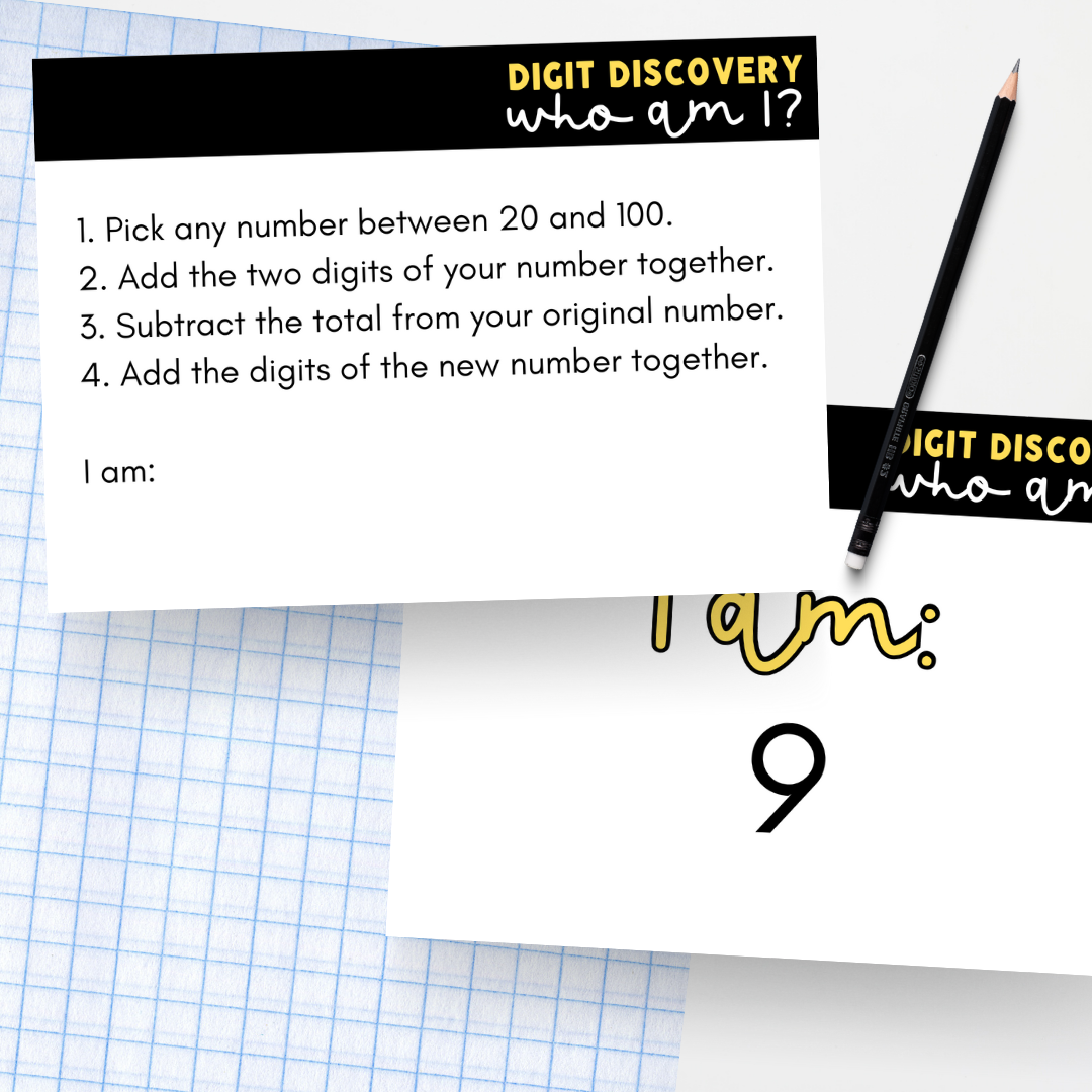 Digit Discovery: Who Am I? | Printable Teaching Resources