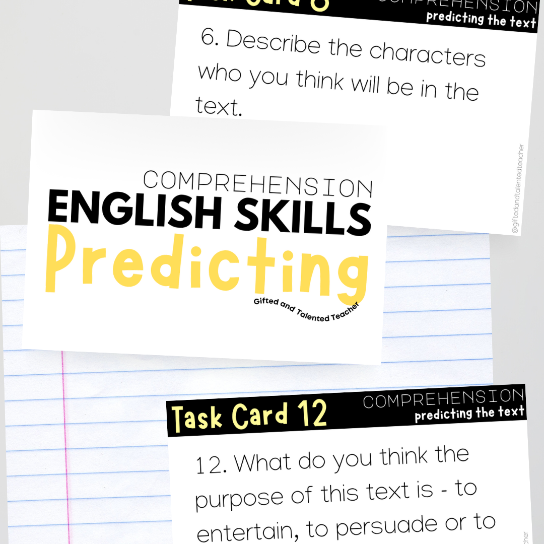 Predicting [Comprehension] - Super Six Strategy | Teaching Resources