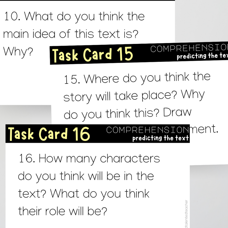 Predicting (Comprehension) - Super Six Strategy | Gifted and Talented ...