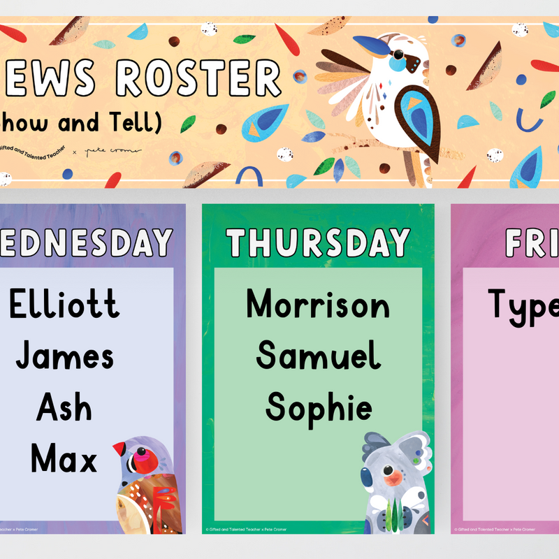 Pete Cromer: News Roster - Show and Tell - Australian Fauna and Flora ...