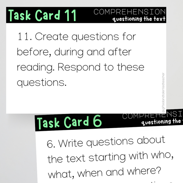 Questioning [Comprehension] - Super Six Strategy | Teaching Resources