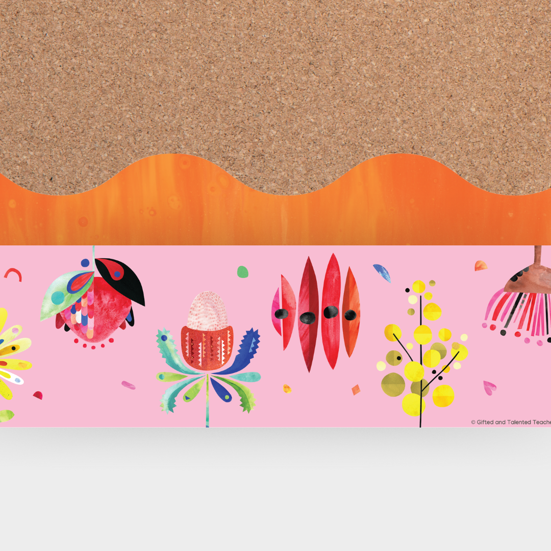 Pete Cromer: Border Set - Australian Fauna and Flora Classroom Decor