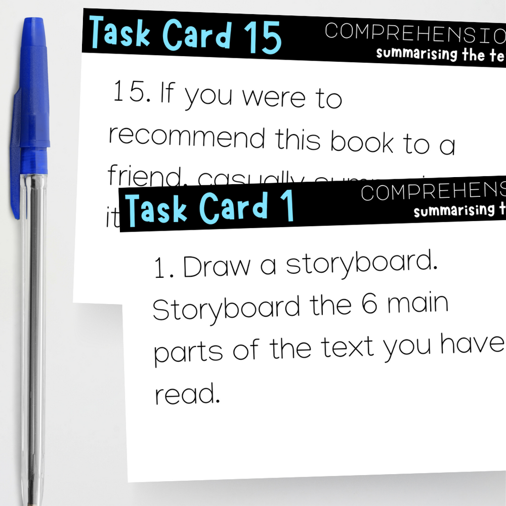 Summarising [Comprehension] - Super Six Strategy | Gifted and Talented ...