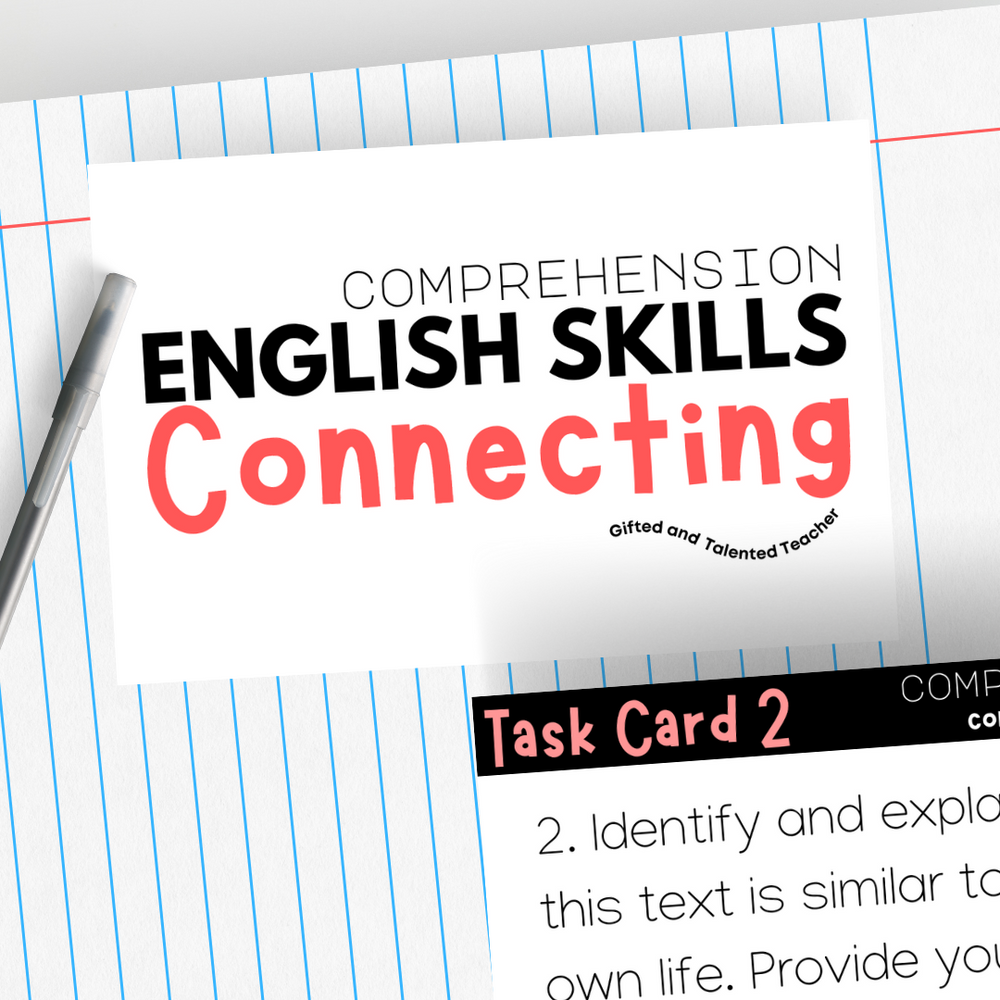 Connecting (Comprehension) - Super Six Strategy | Gifted and Talented ...
