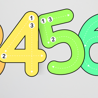 Tracing Number Posters: 0-9