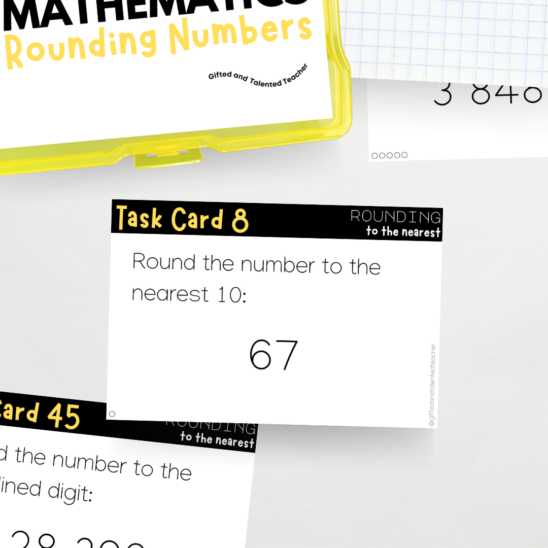 Rounding Numbers: Whole Numbers | Gifted and Talented Teacher - Teacher ...