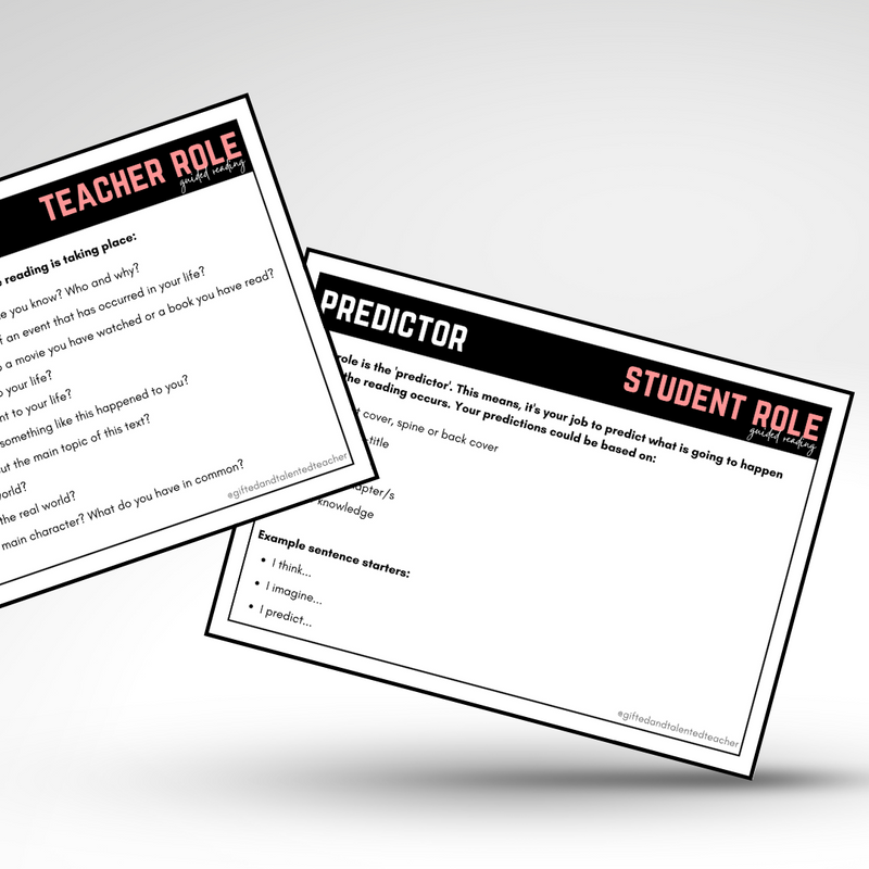 Guided Reading - Roles in Reading | Gifted and Talented Teacher ...