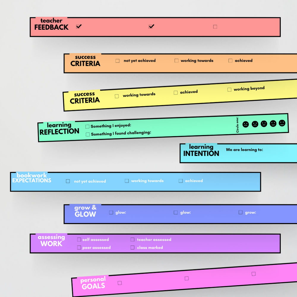 Margin Feedback Slips: Visible Learning - Editable | Gifted and ...