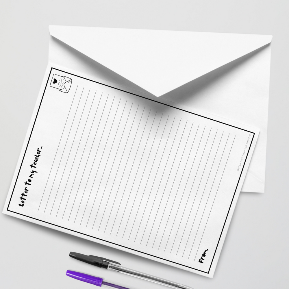 Letter to: Back to School | Teaching Resources