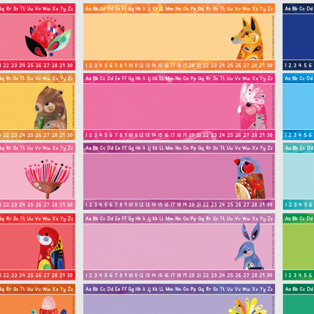 Pete Cromer: Desk Plates: A-Z - Australian Fauna and Flora Classroom ...