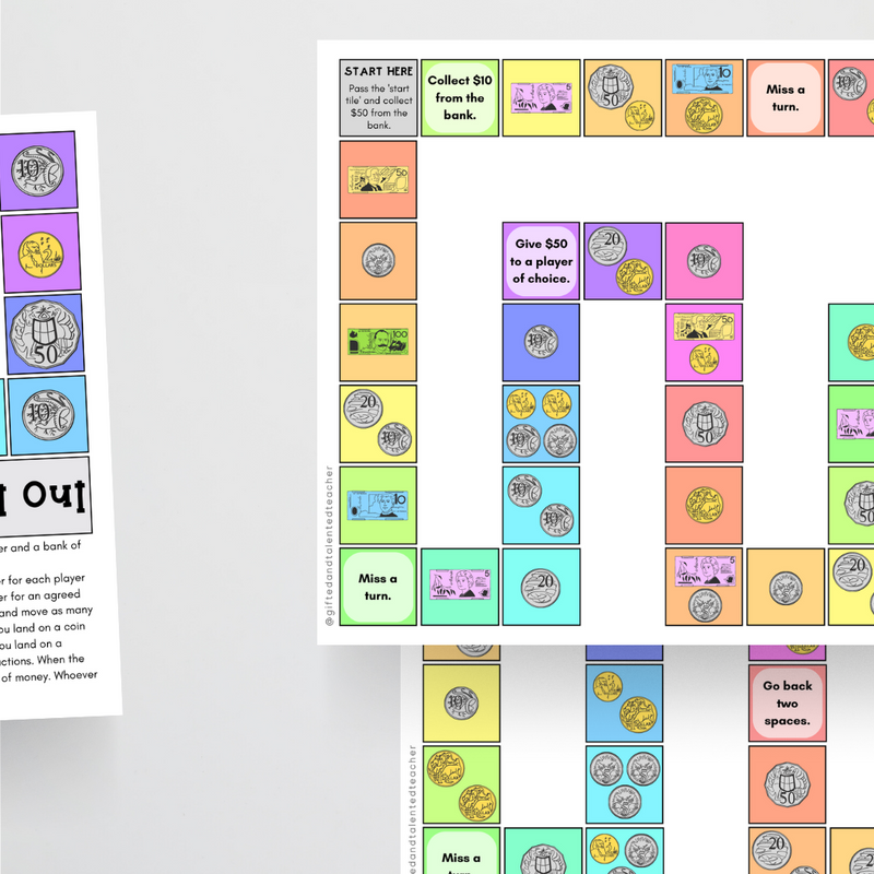 Australian Money Bundle: Coins and Notes | Gifted and Talented Teacher ...