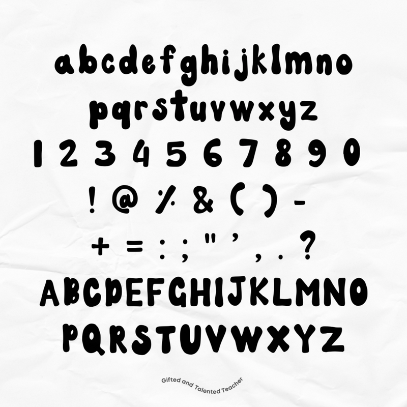 Funk Regular - GT Font | Fonts and Teaching Resources