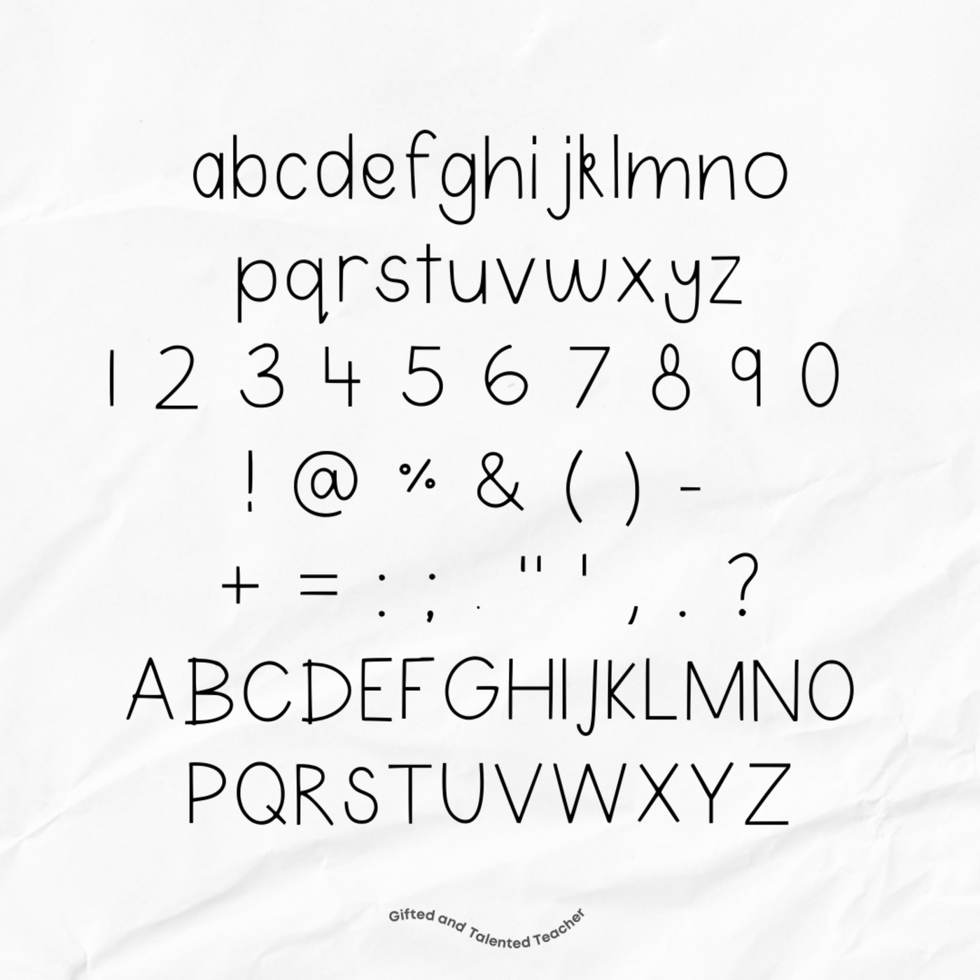 Thrill Regular - GT Font | Fonts and Teaching Resources